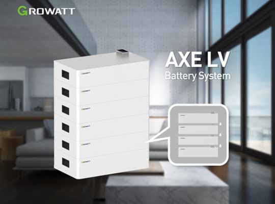 Growatt Unveils AXE LV Battery System