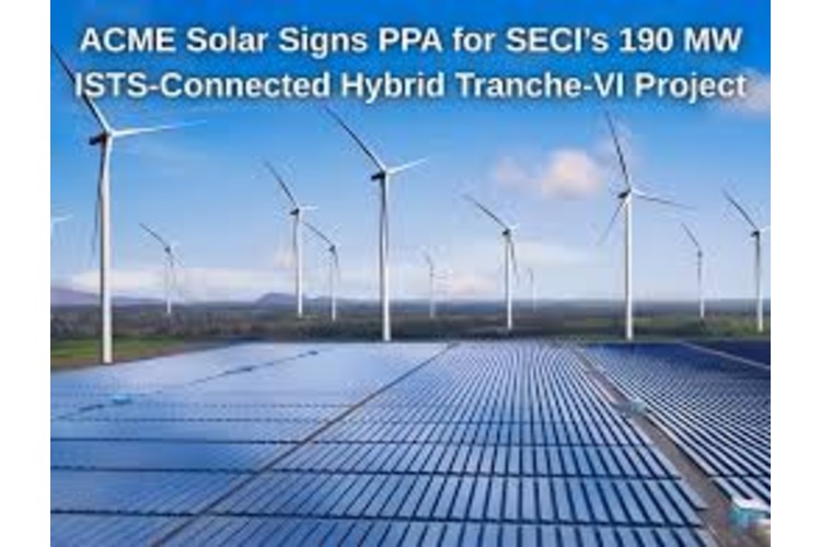 ACME Solar Inks Long-Term SECI Deal for 190 MW Wind-Solar